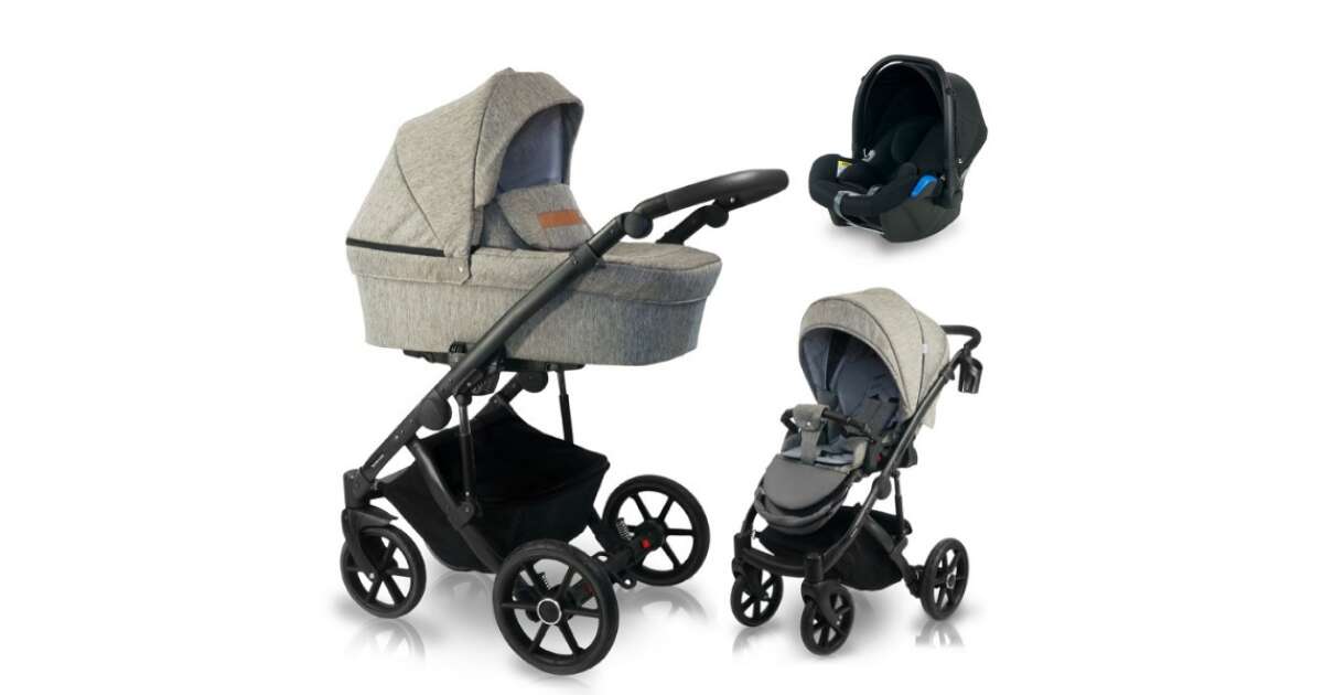 Bexa Line multifunkciós babakocsi 3in1 - L2 gray + K2 Kite | Pepita.hu