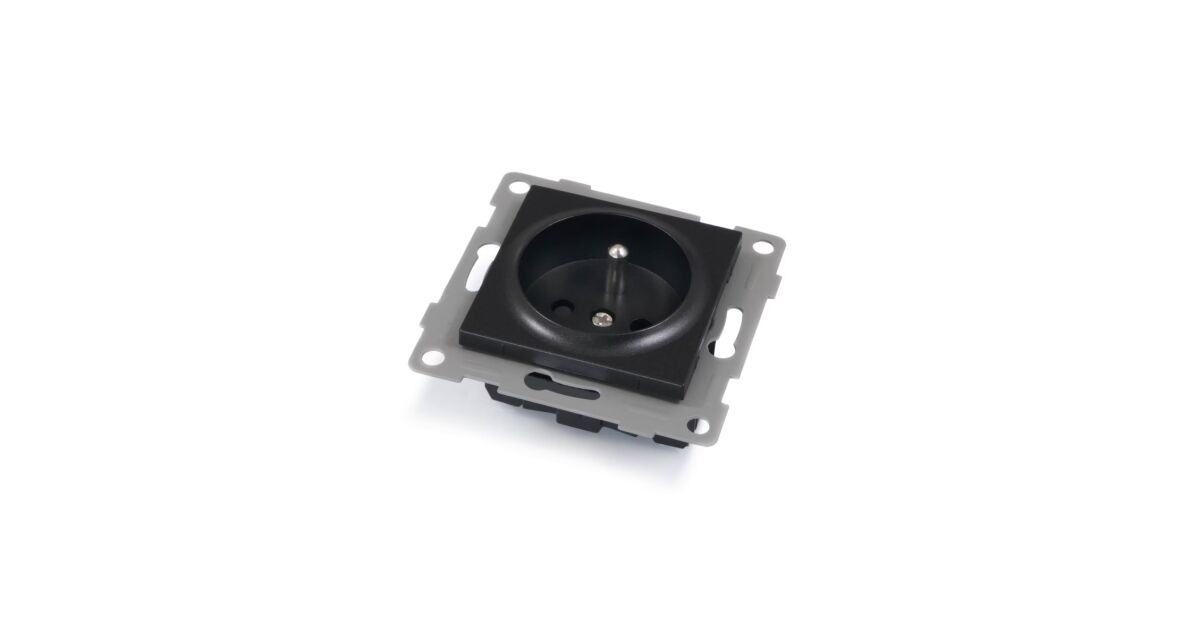 Priza cu impamantare, Zola®, ZSP, 110-250 V, 16A, IP20, 7.3x7.3 cm ...