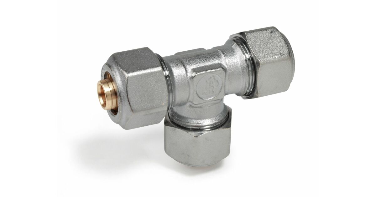 Teu compresie Giacomini R564MX048, 16 x 2 mm, pentru teava din plastic ...