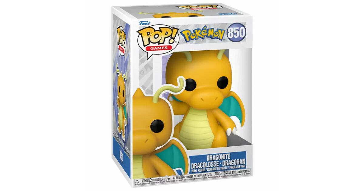 Funko POP! Pokémon: Dragonite | Pepita.com