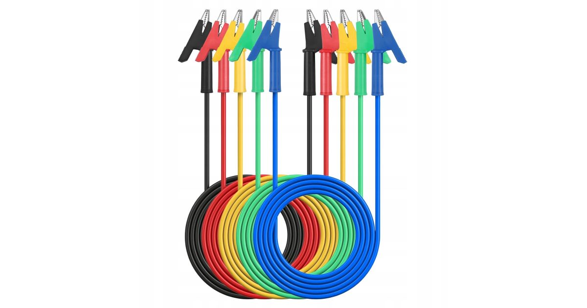 Meracie Vodiče pre Multimeter – s Krokodílmi 1000V 15A | 100 cm 4 mm ...