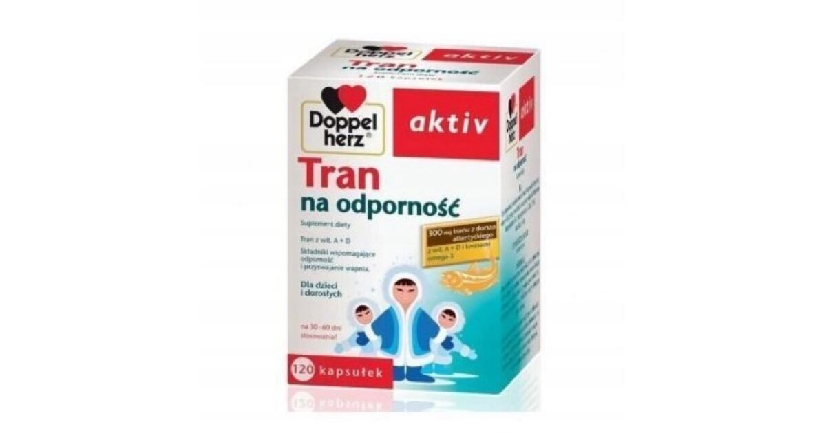 Doppelherz aktiv Tran az immunitásért 120 kapszula | Pepita.hu