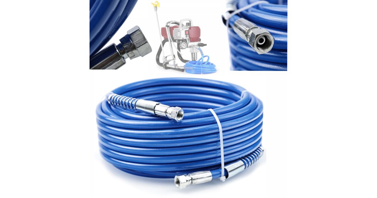 Furtun Mașină Airless de Vopsit 30m - TPU Rezistent Cu Îmbrăcare Uretan ...