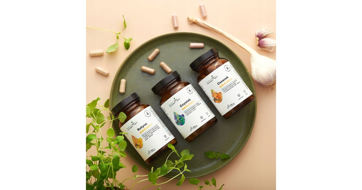 Fokhagyma Immuno+ immunitás AURA HERBALS 60 kapszula. | Pepita.hu