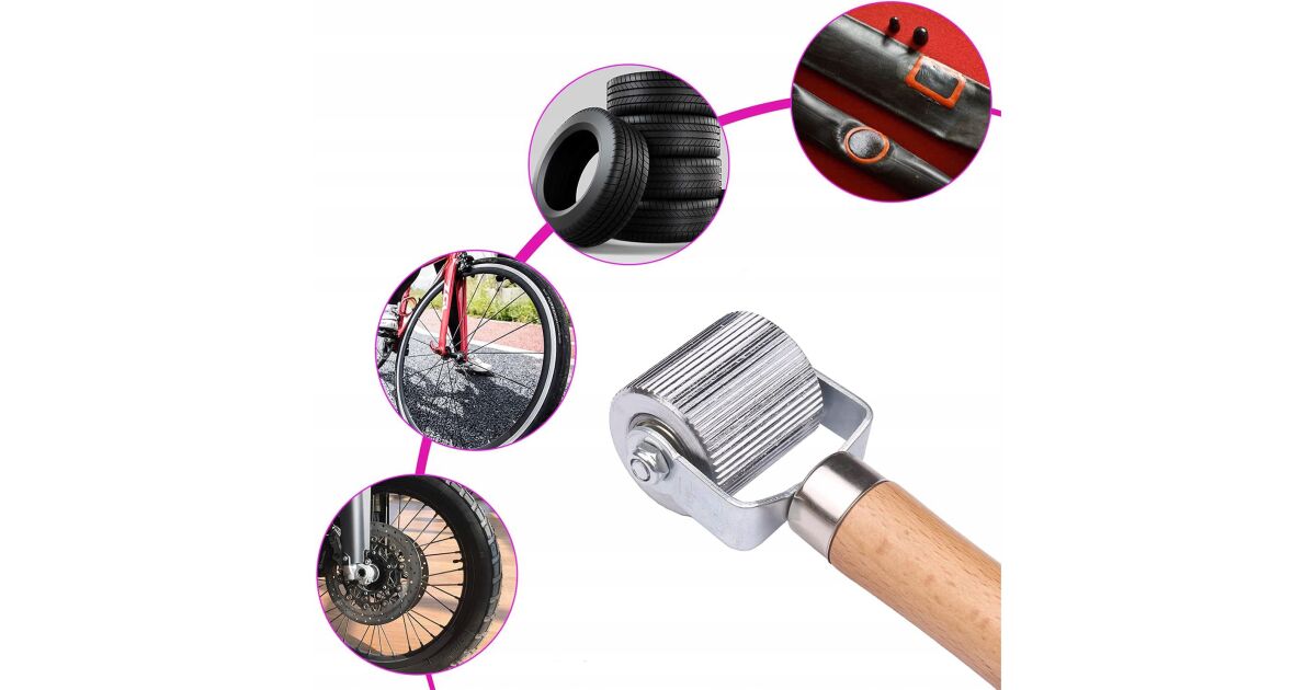 Rolelă Din Lemn Pentru Petice - Rulment 20 mm | Mâner Ergonomic ...