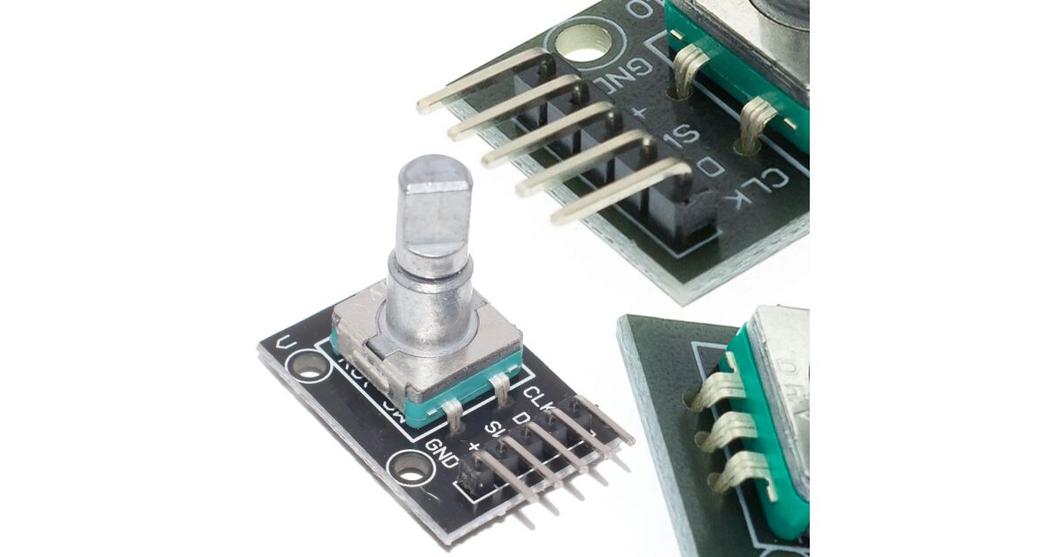 Modul Encoder Rotativ cu Buton - Rotație 360° Continuu, Buton ...