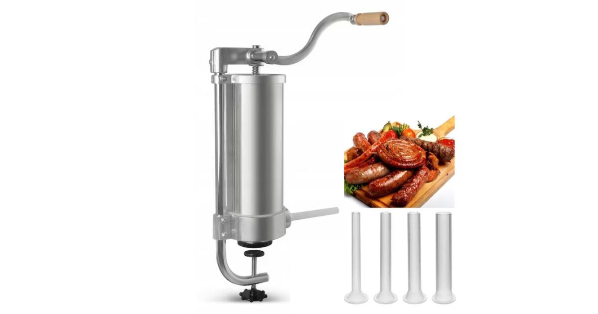 Aparat Manual de Facut Carnati APF® 1.25kg – Prindere G-Clamp, 4 Palnii ...