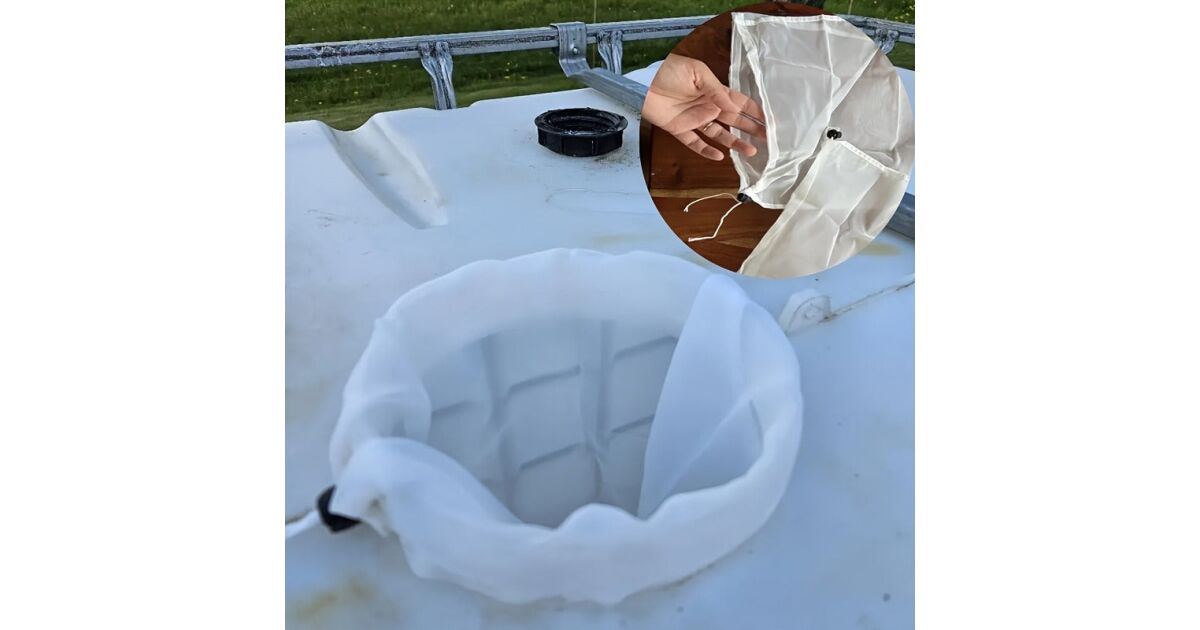 Plasă de filtrare din nylon pentru butoaie IBC – set de 5 bucăți, 30×30 ...