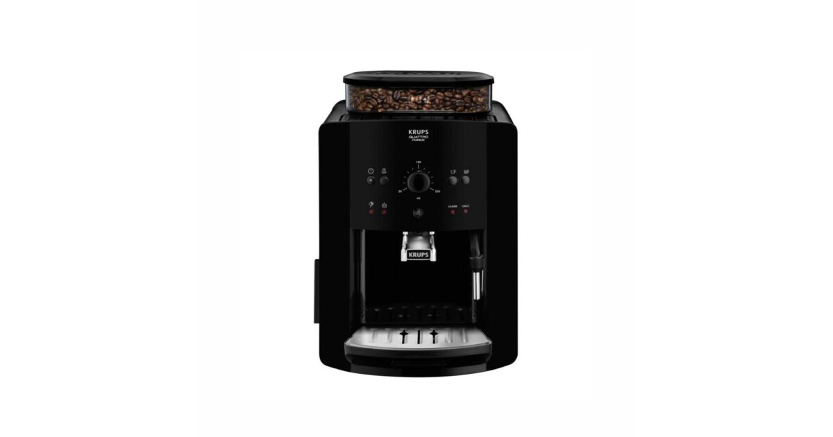 Krups automata EA811010 eszpresszógép Arabica Mechanical Black, 1450 W ...