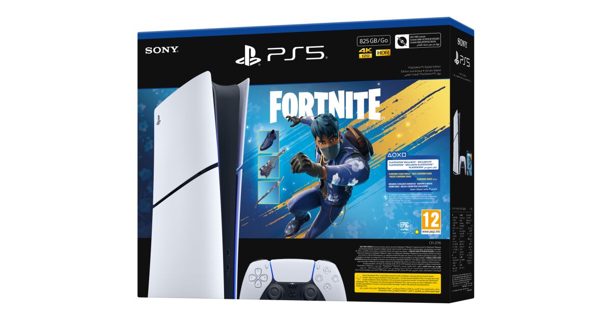 Sony PlayStation 5, Slim, 825 GB, Digital Edition, 8K HDR, 120 FPS ...