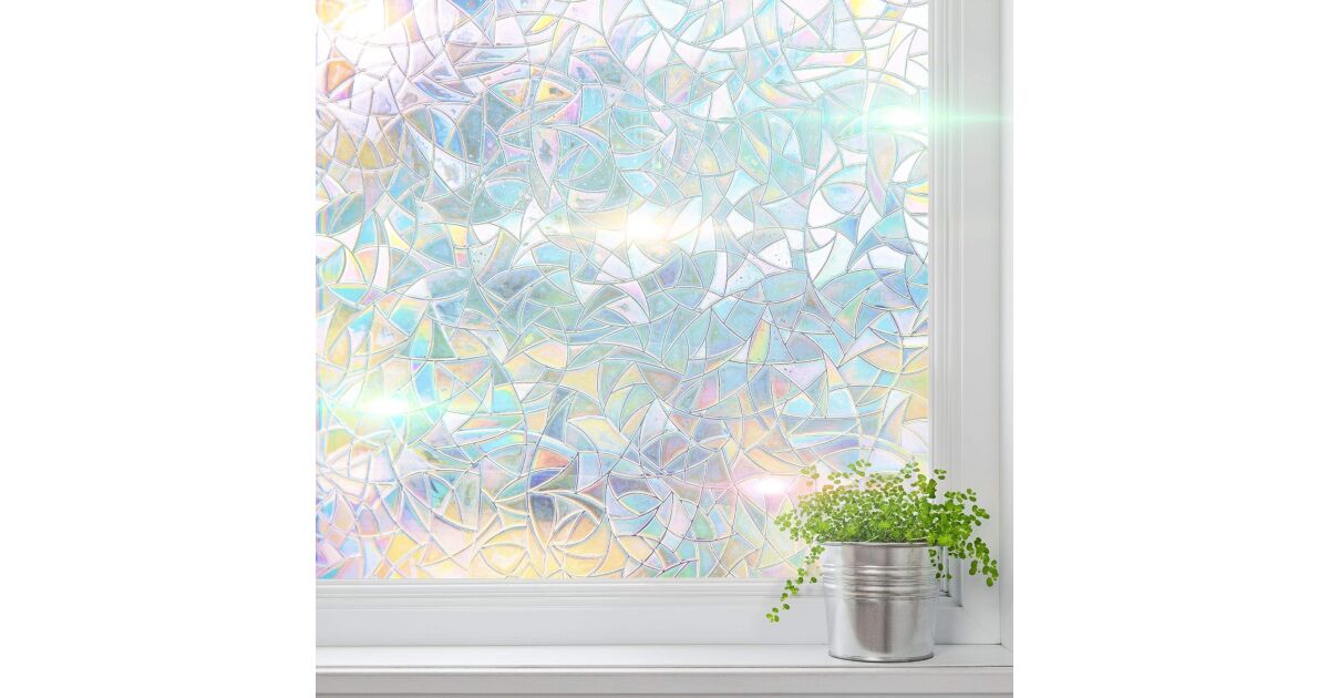 Folie decorativa pentru geamuri, Zola®, autoadeziva, transmite lumina ...