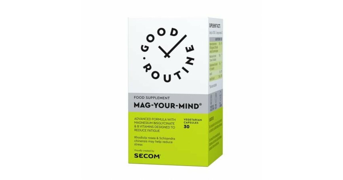 Magneziu bisglicinat Mag Your Mind Good Routine, 30 capsule, SecomSEC ...