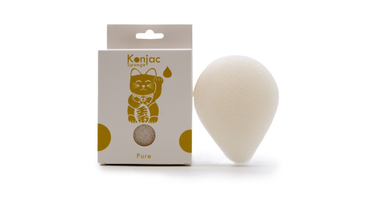 Csepp Alakú Konjac Szivacs - Natúr - Érzékeny Bőrre | Pepita.hu