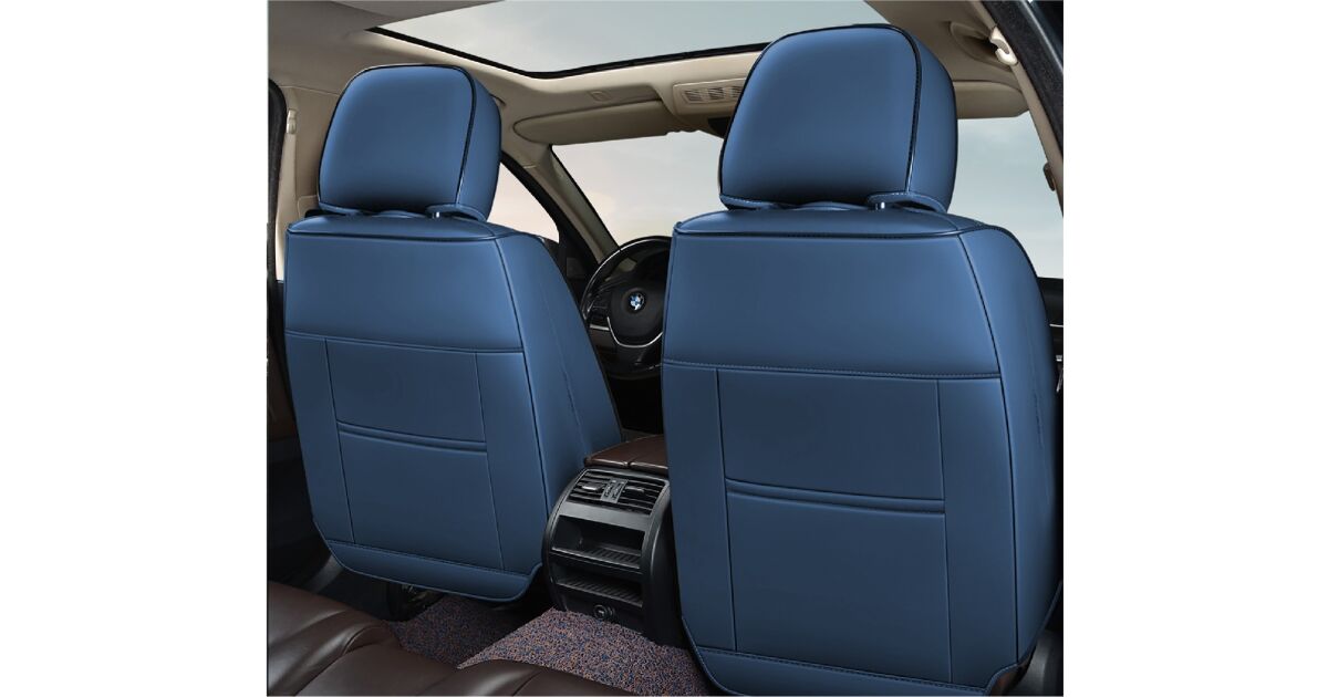 Huse auto premium 5 locuri Carguard Deluxe piele ecologica perforata si ...