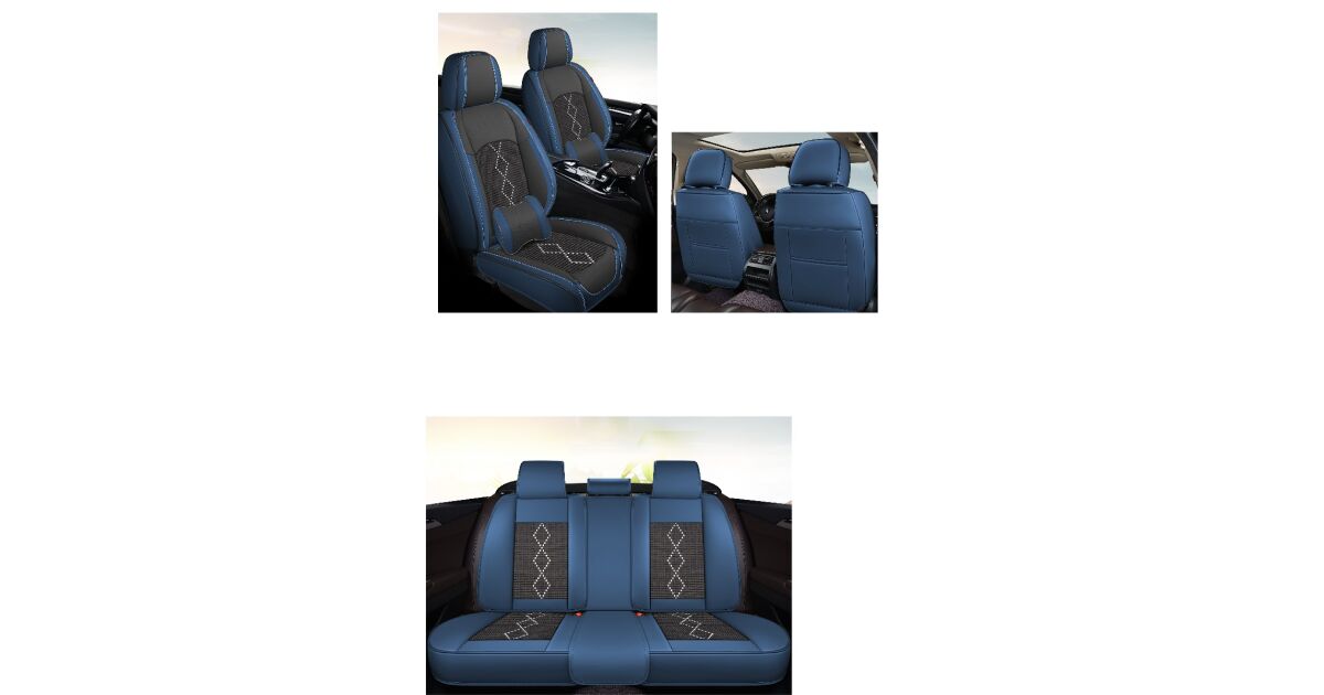 Huse auto premium 5 locuri Carguard Deluxe piele ecologica perforata si ...