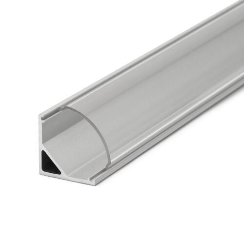 Transparentes Abdeckprofil für LED-Aluminiumprofil - 2000 mm | Pepita.com