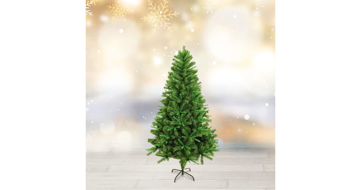 Brad artificial – 150 cm – 3D – verde bicolor – PVC | Pepita.com
