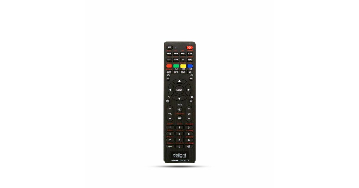 Telecomanda universala TV - 250+ modele TV - negru | Pepita.com