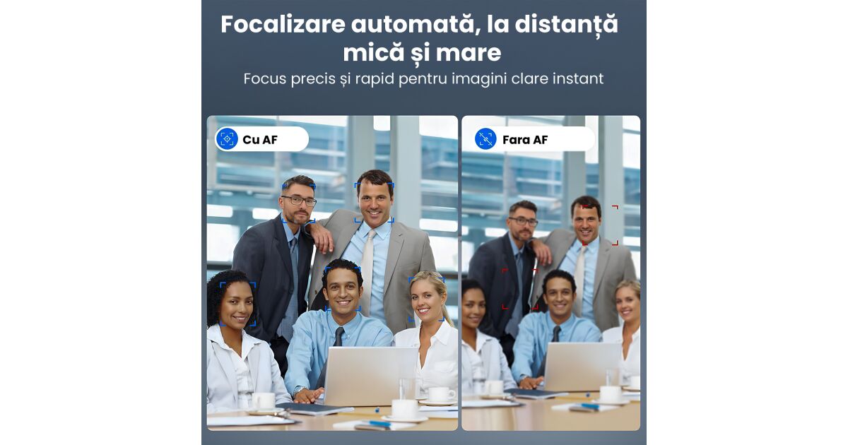 Camera Web 2K QHD, Rezolutie 2560x1440 30fps, 4MP, Microfon Stereo ...