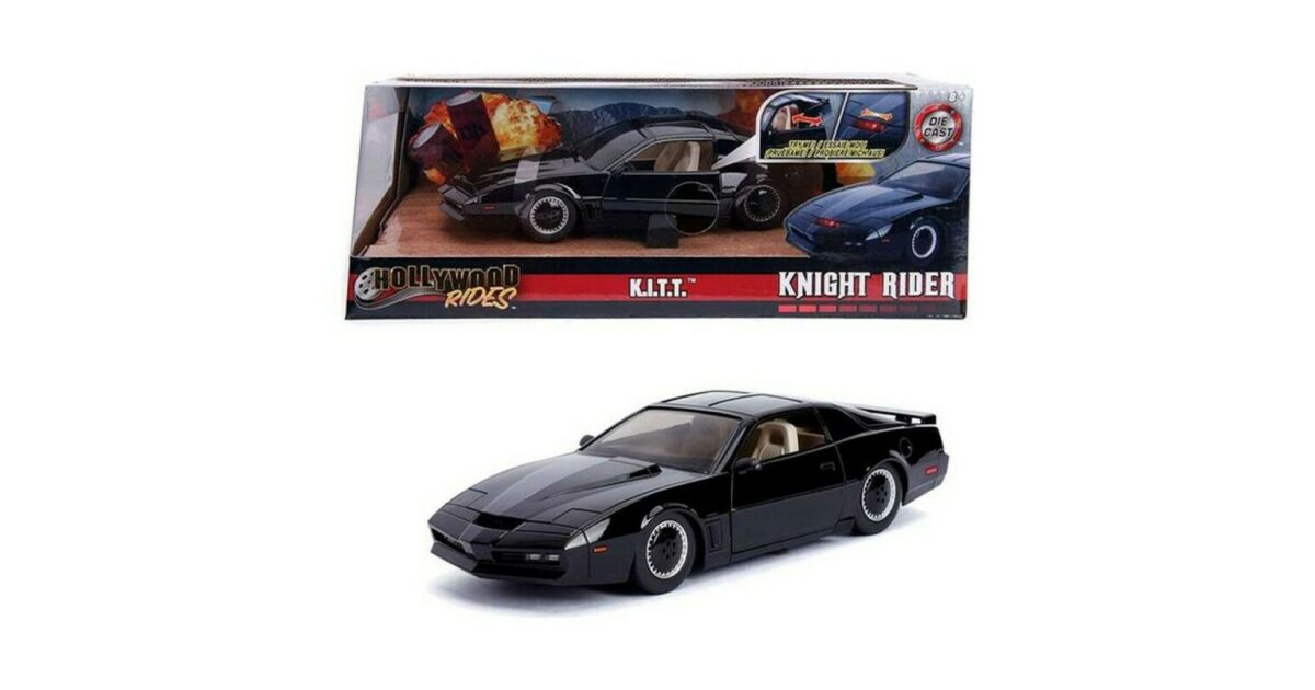 Autó Hollywood Rides Simba Kitt Knight Rider 1:24 Fekete | Pepita.hu