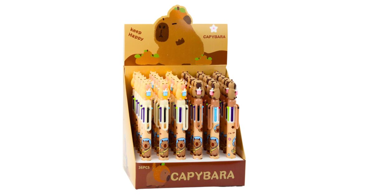Tollfigura Capybara Csészével Többszínű Barna 0.7mm 21551 | Pepita.hu