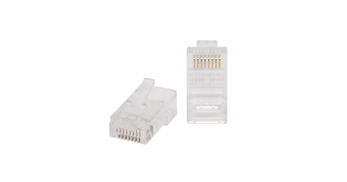 Set 100 bucati Fisa modulara 8P8C UTP Cat.5 | Pepita.com