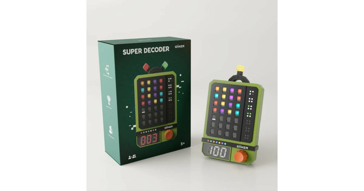 Giiker Super Decoder - Inovatívna hra na lúštenie kódov, ktorá ...