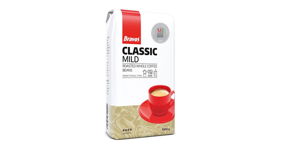 Bravos Classic Mild szemes kávé 1kg | Pepita.hu