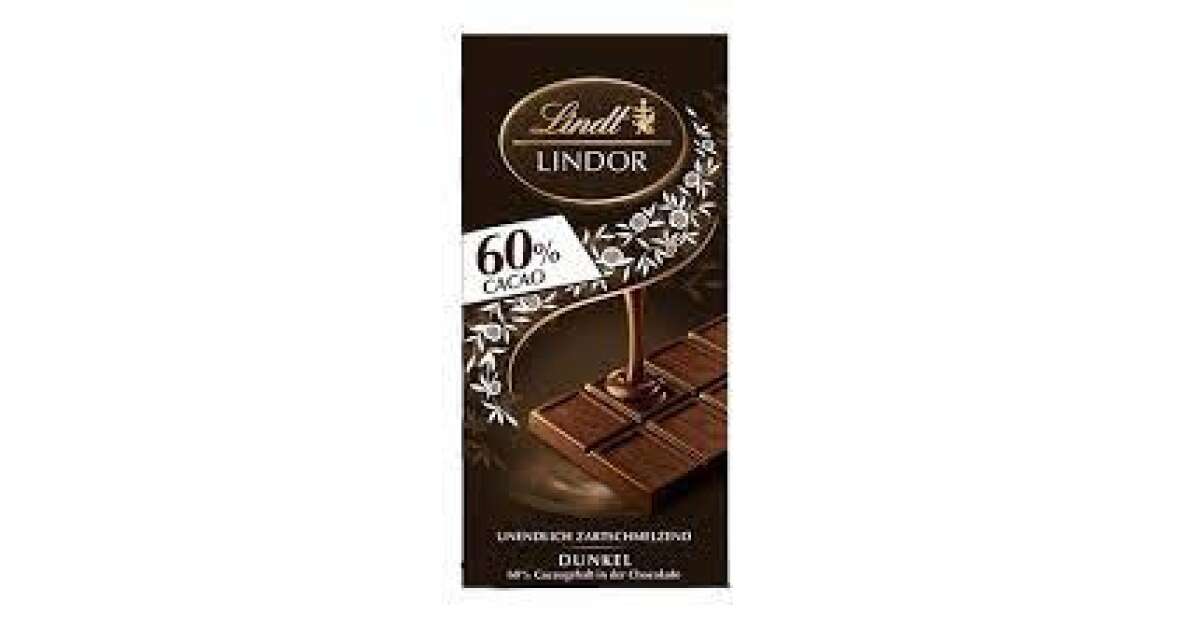 Lindt töltött táblás csoki 100g 60% ét | Pepita.hu