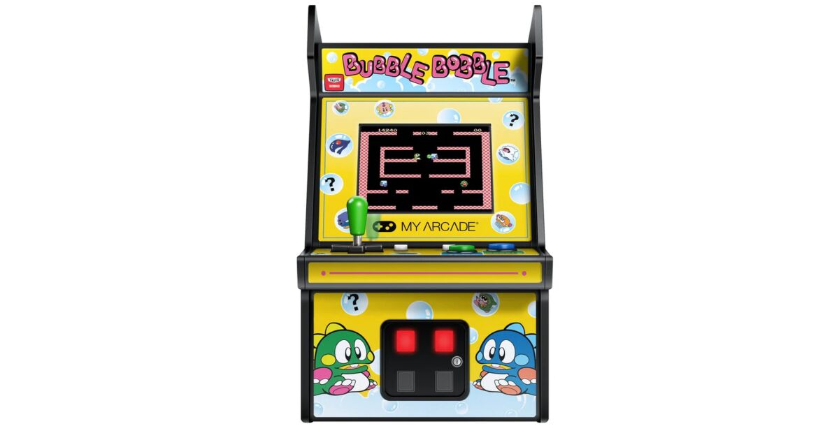 Bubble Bobble™ függőleges mini konzol, MyArcade, Micro Player Pro 6.7 ...