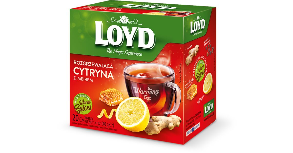 LOYD TEA Ingwer-Zitrone-Honig 20X2G | Pepita.com