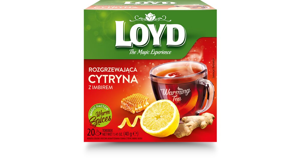 LOYD TEA Ingwer-Zitrone-Honig 20X2G | Pepita.com