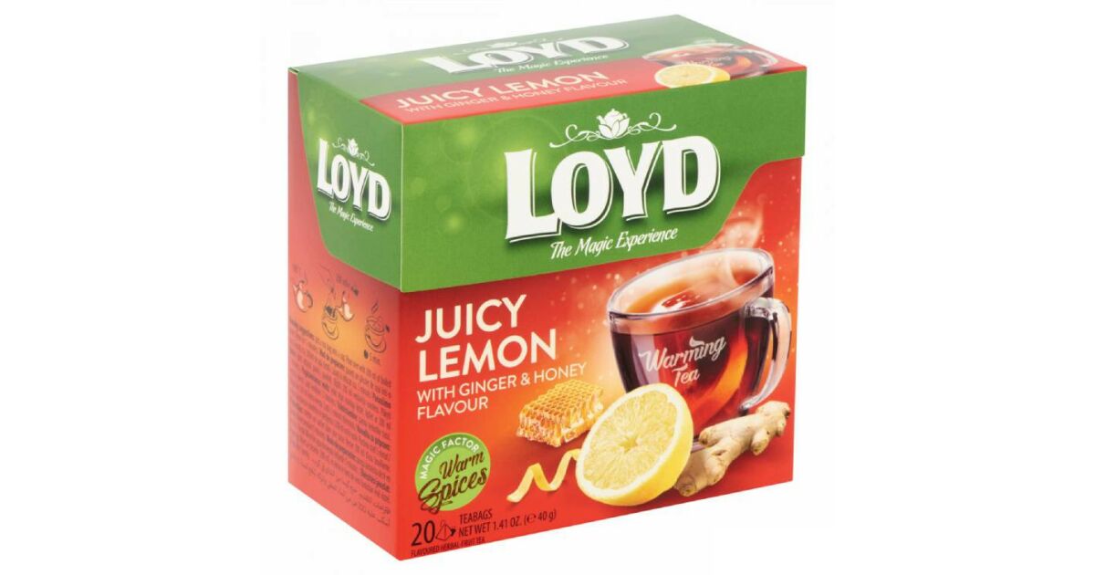 LOYD TEA Ingwer-Zitrone-Honig 20X2G | Pepita.com