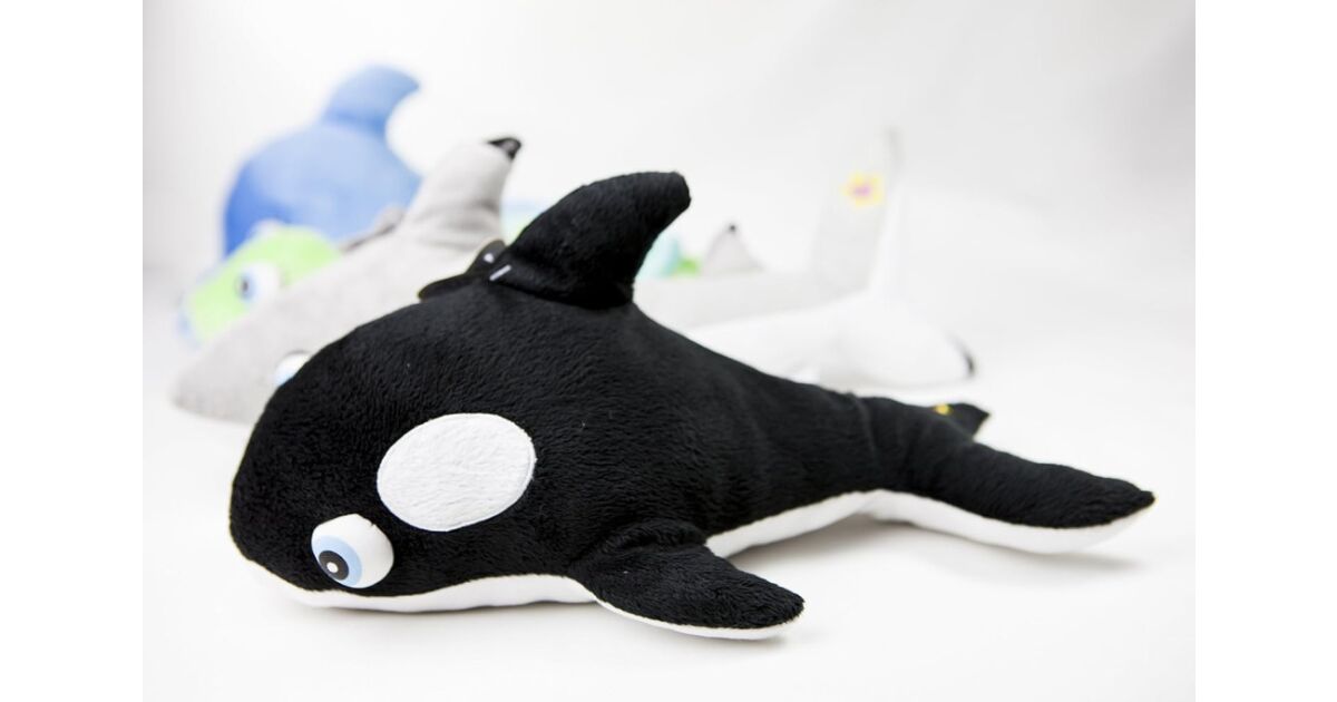 Joy Toy Night Buddies Oliver az Orca – 38 cm plüss, világító szemekkel ...