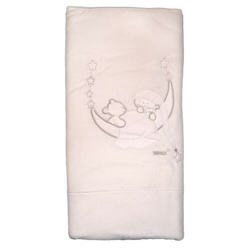 Trimex bélelt plüss takaró 70x100cm - maci fehér | Pepita.hu