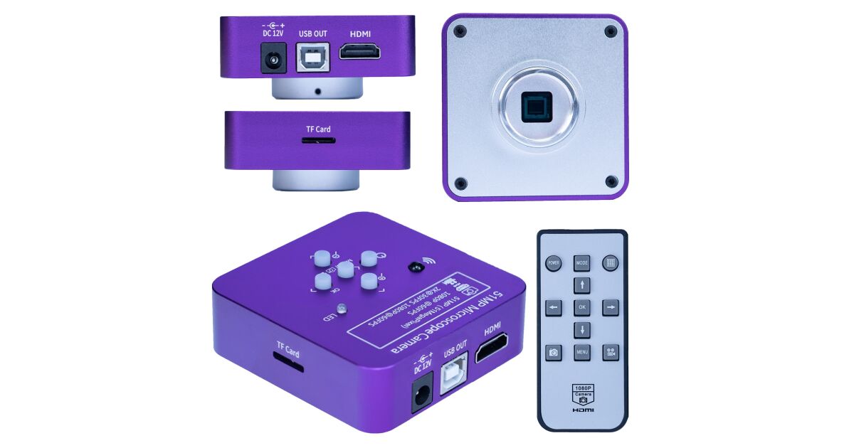 Mikroskopická Kamera Puppis Pink PRO KMPPP‑HDMI‑USB – 51MP Panasonic ...