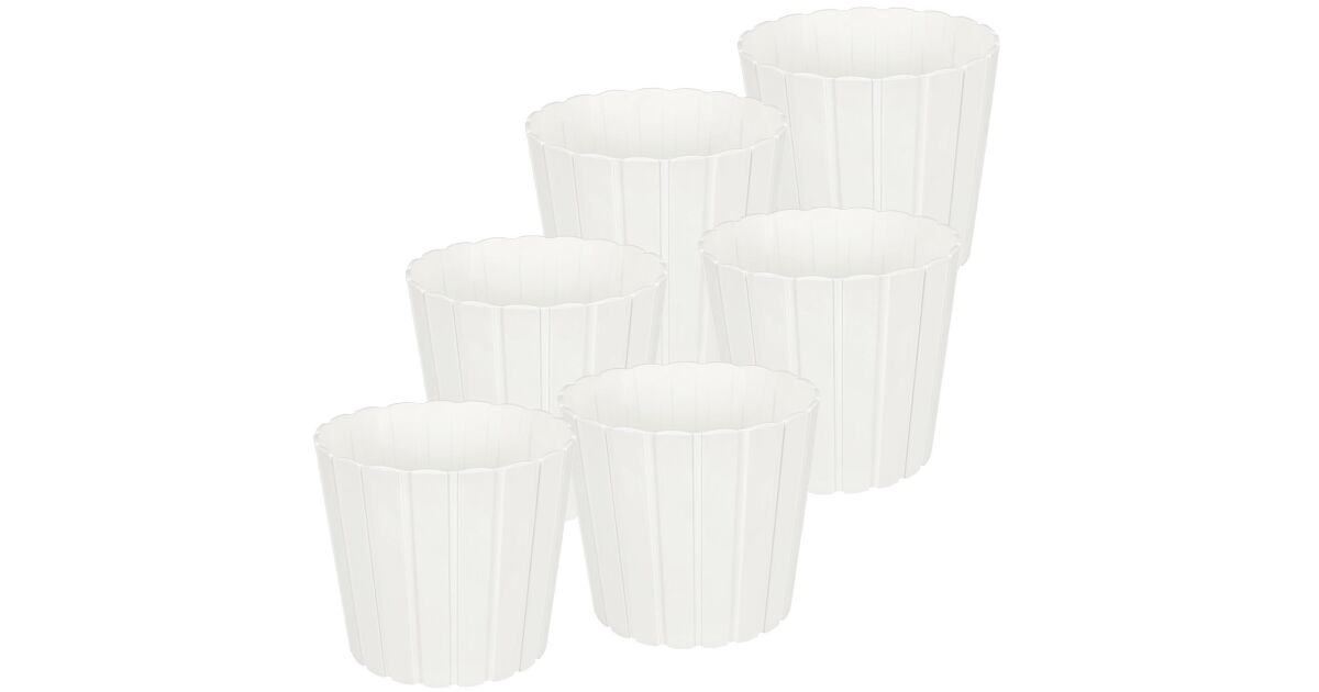 Műanyag virágcserép virágoknak és fűszernövényeknek erkélyre vagy ...