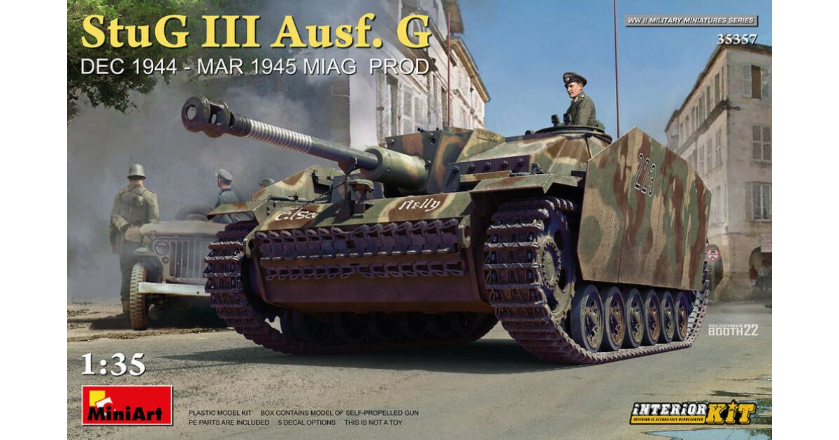 MiniArt StuG III Ausf. G Dec 1944 - Mar 1945 Miag Prod. Interior Kit 1: ...