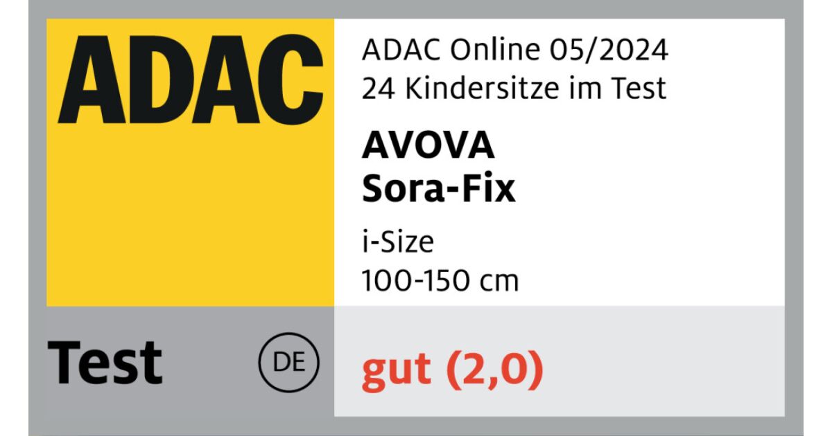 Autósülés Avova Sora-Fix Lime Green, 100-150 cm | Pepita.hu