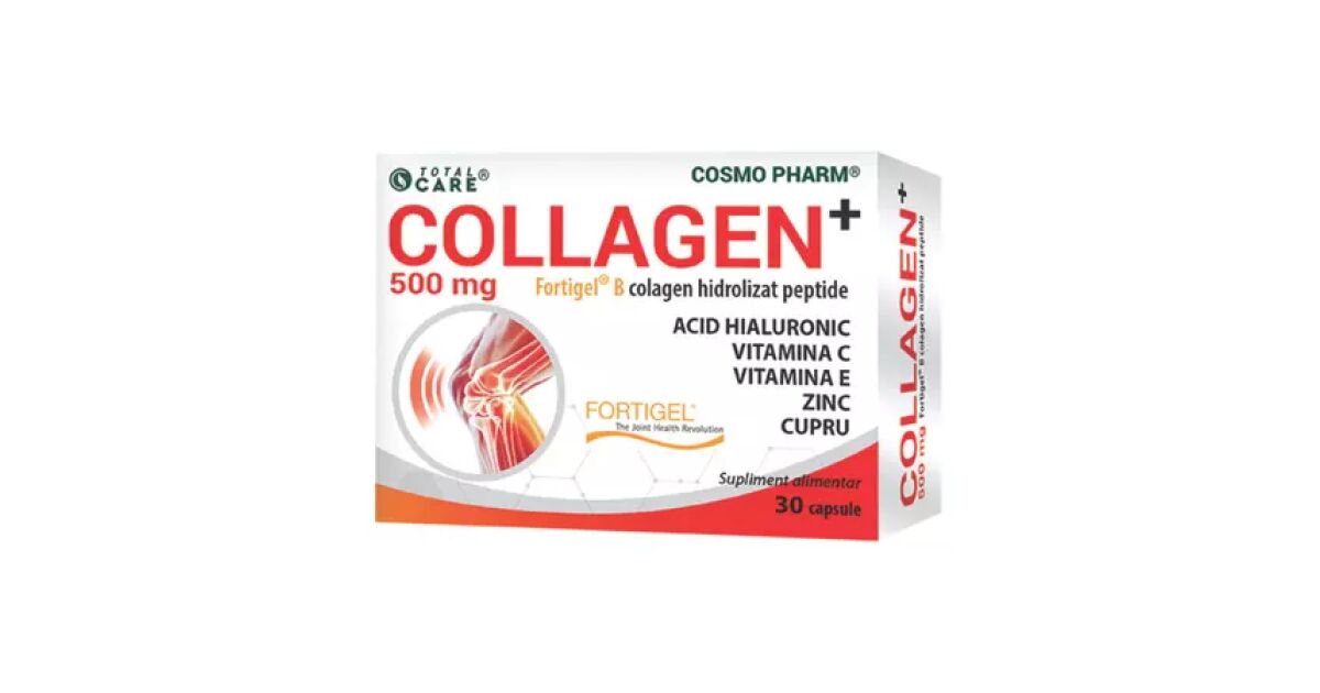 Kollagén+ Fortigel B, 500 mg, 30 kapszula, Cosmo Pharm | Pepita.hu