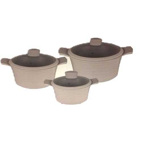 Silver Royal Diamond tapadásmentes 3db-os edényszett, krém | Pepita.hu