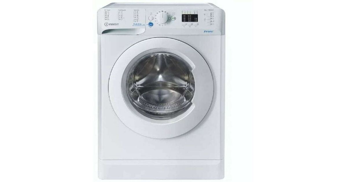 Selejt - Indesit BWSA 61294 W EU N Elöltöltős keskeny mosógép, 6 kg ...