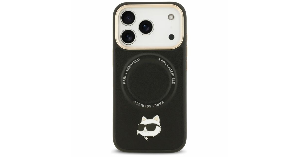Karl Lagerfeld Big Strap Choupette fém logós MagSafe tok iPhone 17 Pro ...