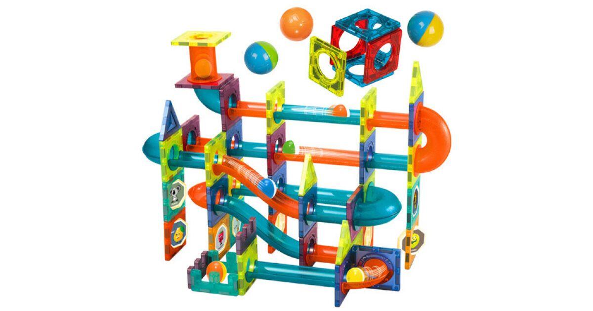 Magnetic blocks - ball track 96 pieces 26468 | Pepita.hu