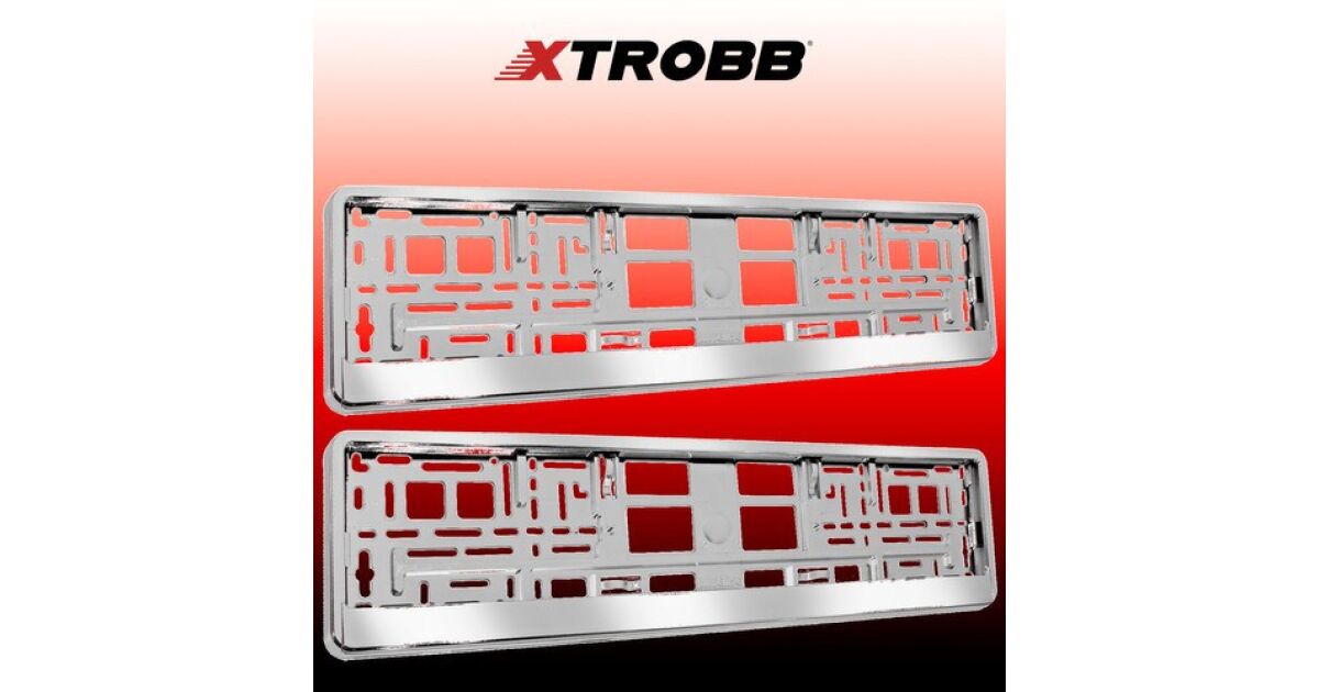 License plate frame 2 pcs Xtrobb 22048 | Pepita.hu