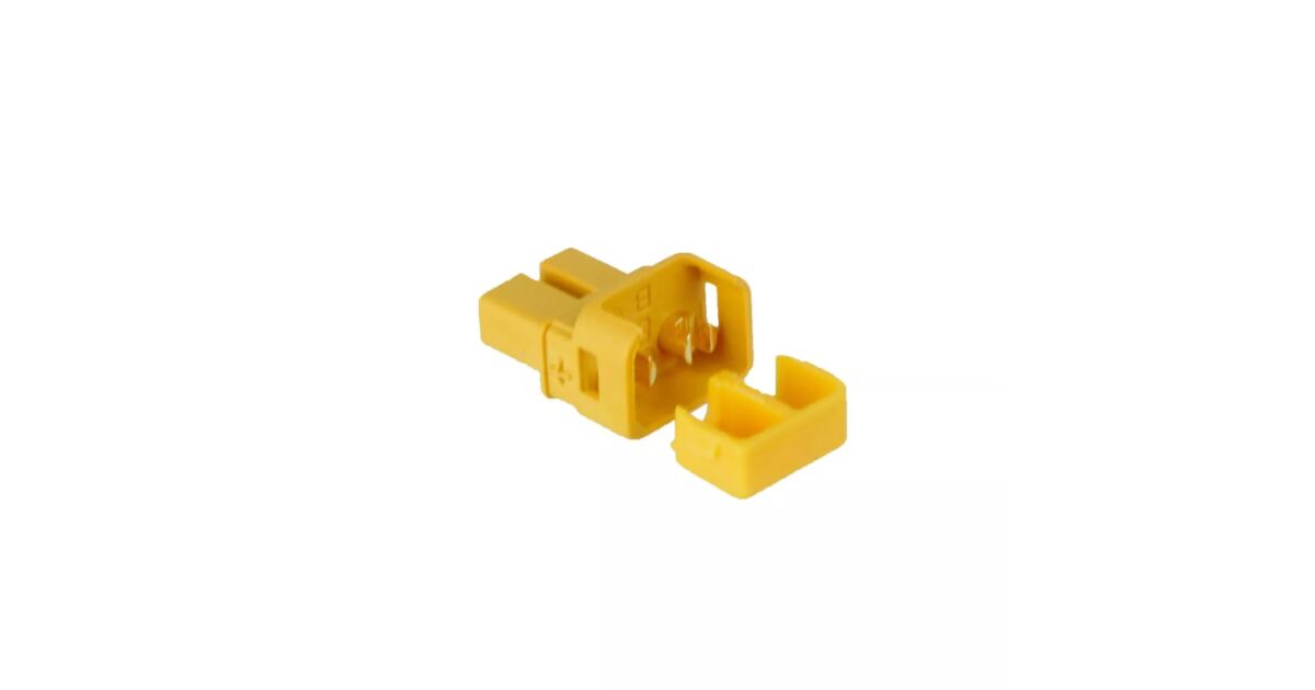 Mufa alimentare DC XT30 mama 2 pini pe cablu cu lipire 15A 500V AMASS ...