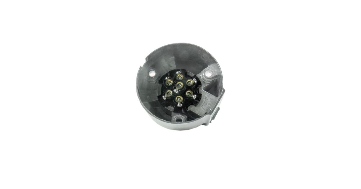Set 1 Mufa metalica 7 pin 12 V (Priza) Carguard pentru remorcÄƒ sau ...