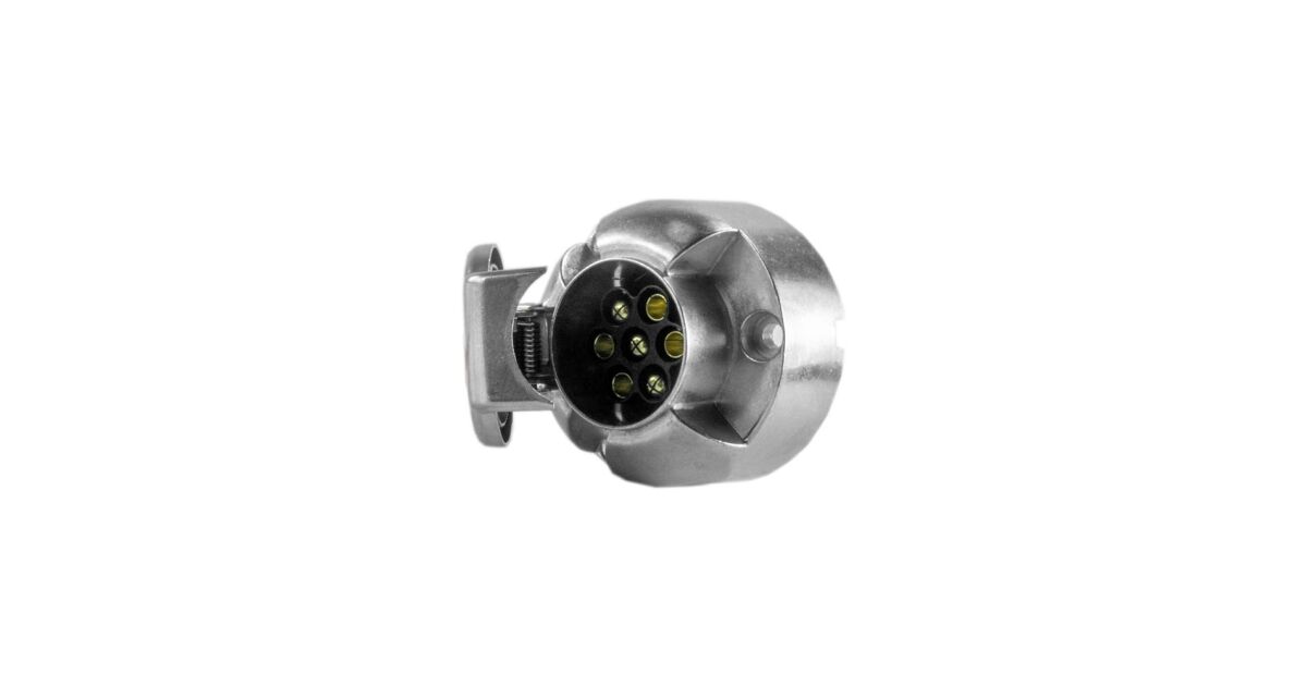 Set 1 Mufa metalica 7 pin 12 V (Priza) Carguard pentru remorcÄƒ sau ...
