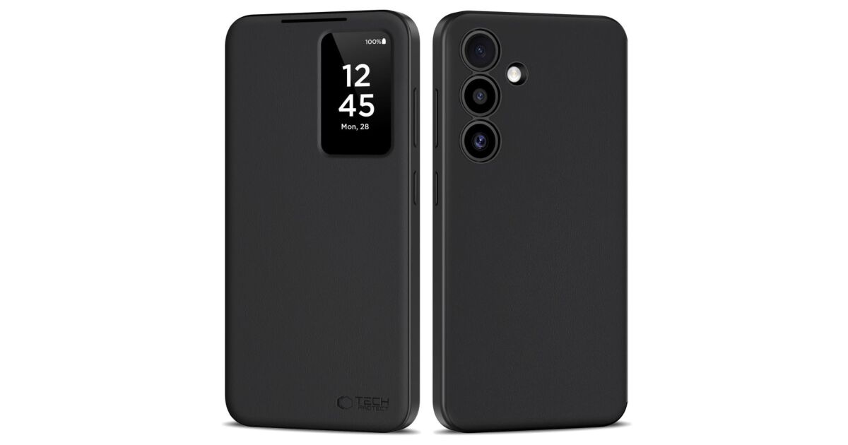 Tech-Protect Smart Wallet tok Samsung Galaxy S25 FE-hez, matt fekete ...