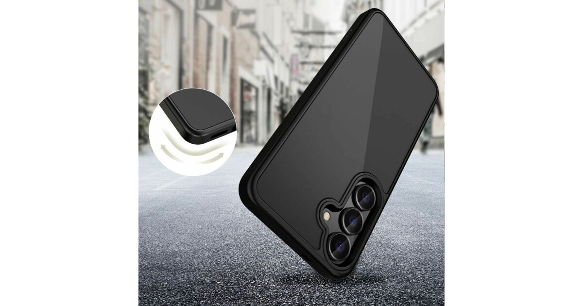 Tech-Protect MagMat tok Motorola Moto G86 5G-hez - matt fekete | Pepita.hu